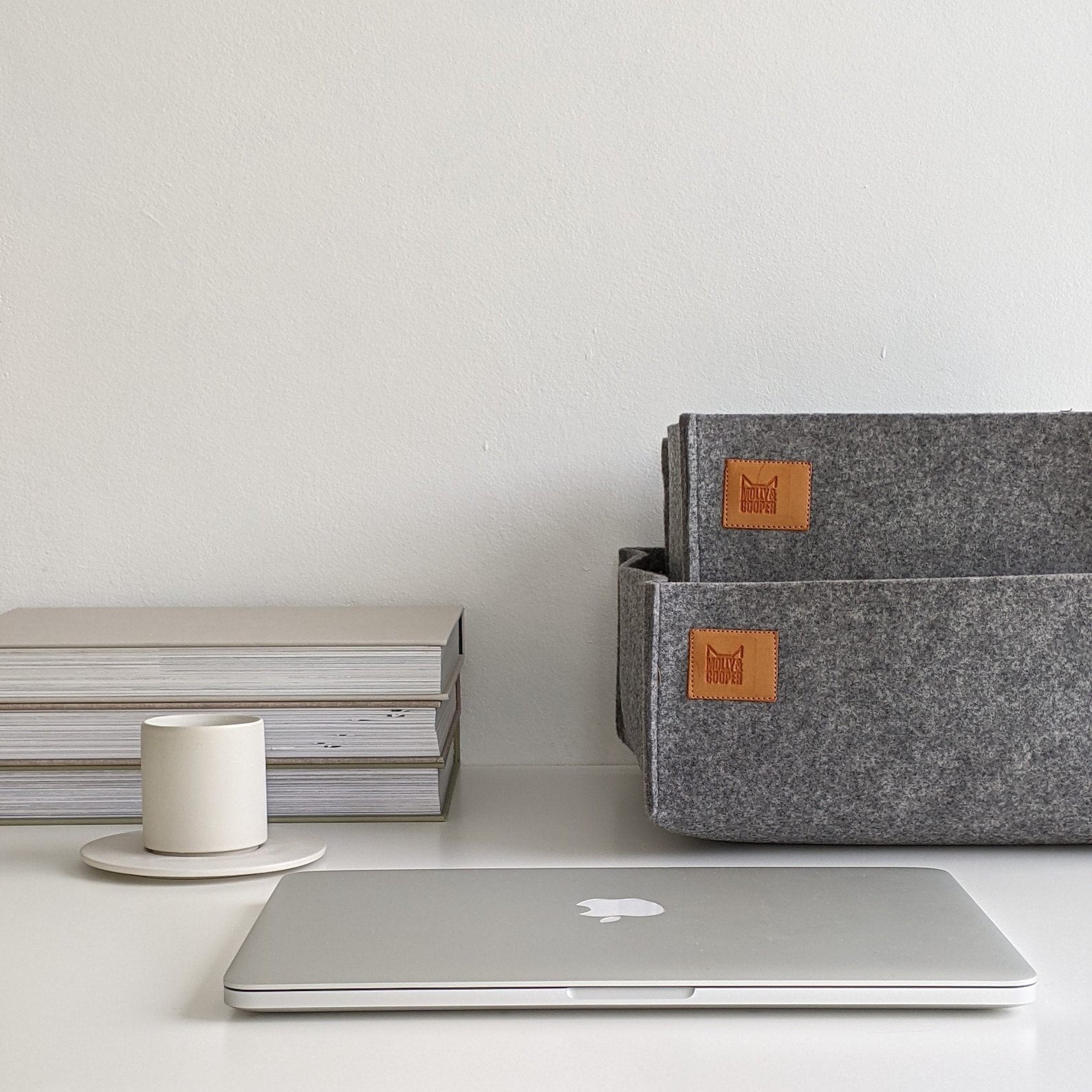 Felt Storage Box / Storage Basket / Shelf Box Organiser / Felt | Etsy