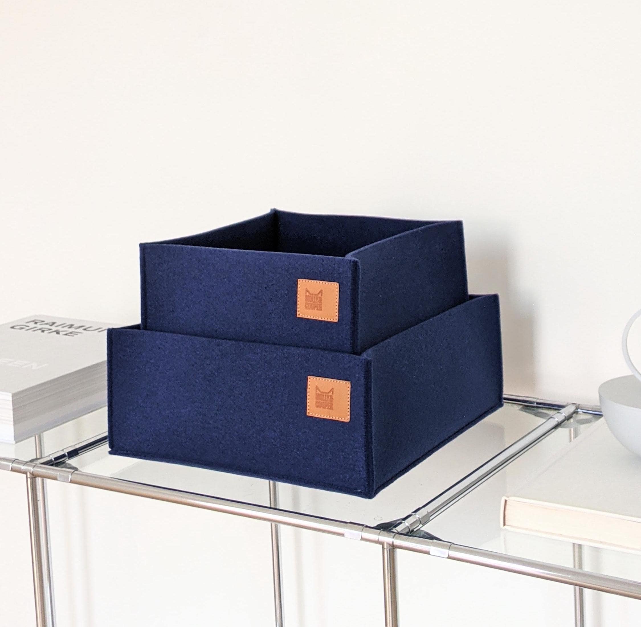 Felt Storage Box / Storage Basket / Shelf Box Organiser / Felt Derived ...