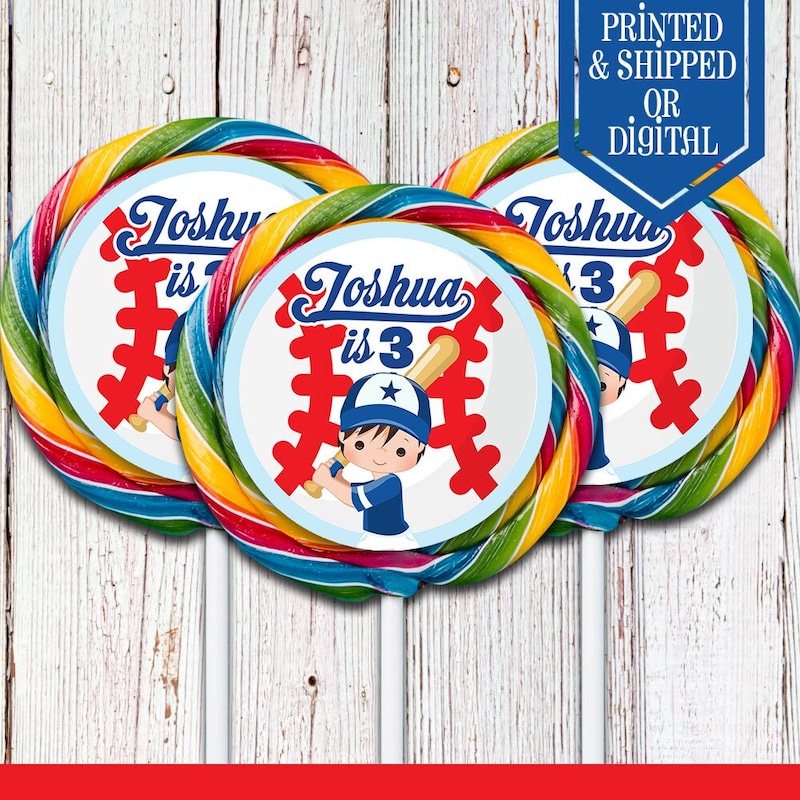 Baseball Lollipop - Etsy