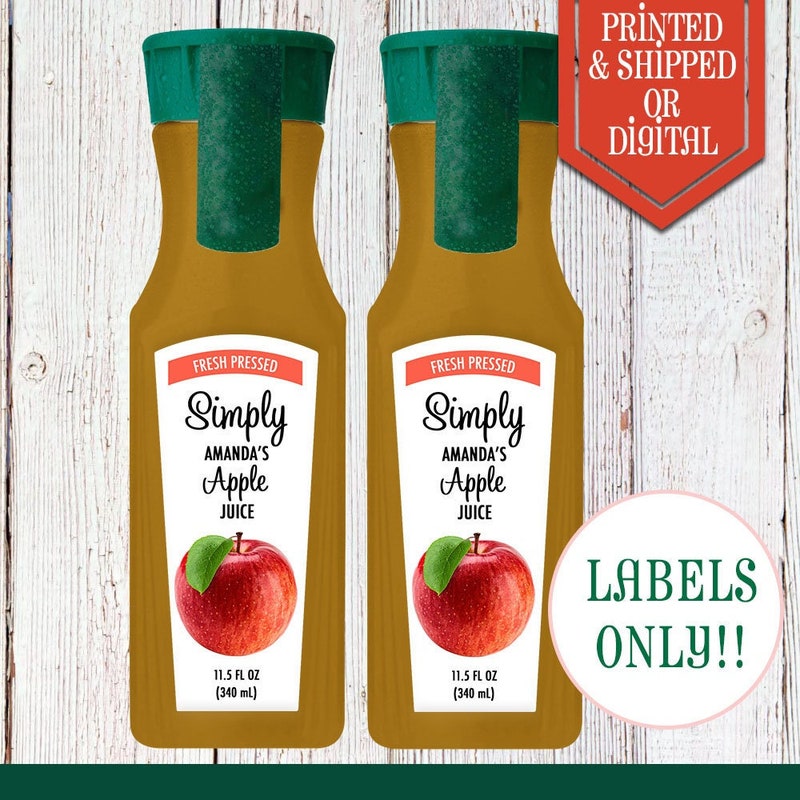 Apple Labels - Etsy