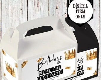 Notorious Favor Boxes -notorious One Birthday - the Big One- Biggie ...