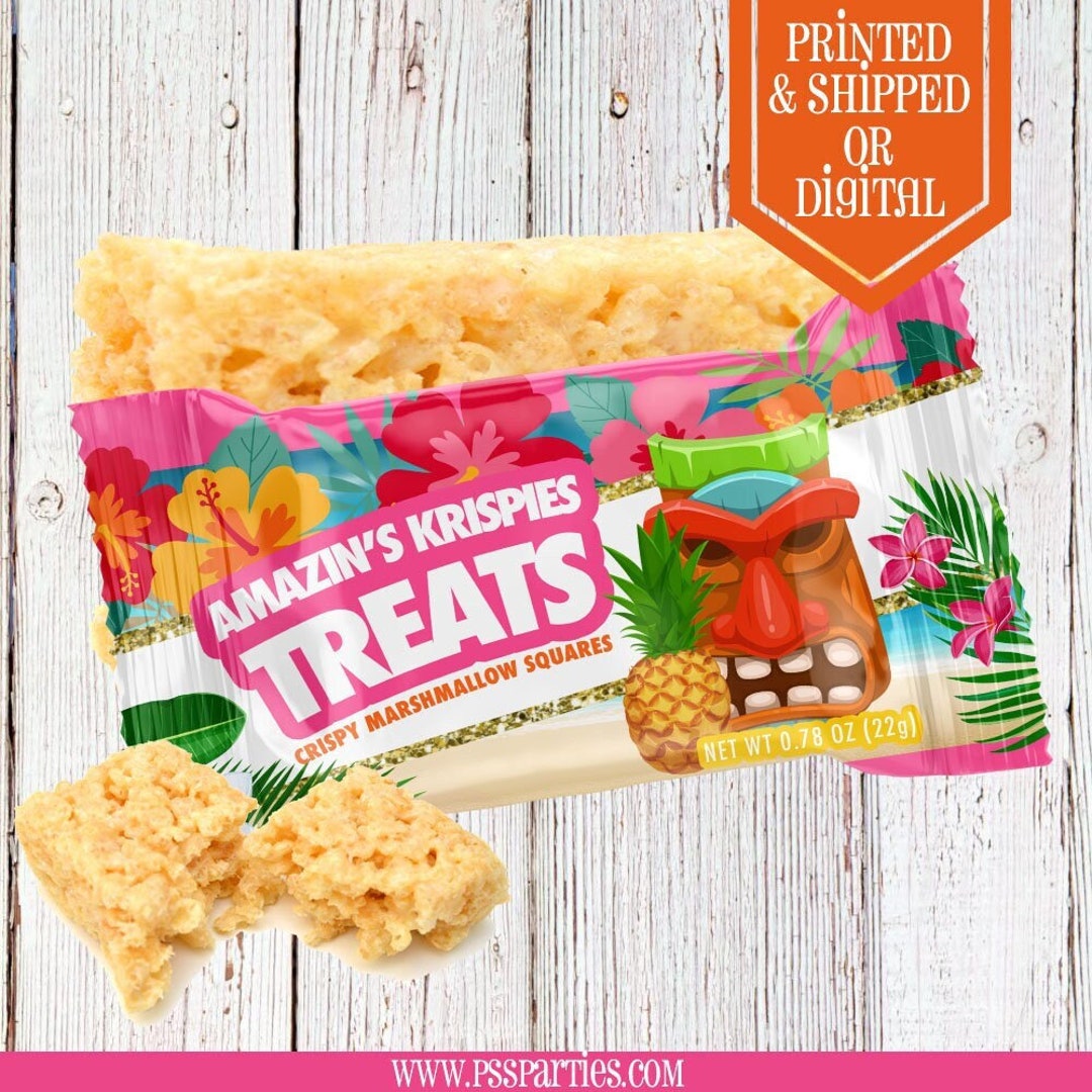 Tiki Luau Treats - Chip Bags - Tiki Party - Tiki Birthday - Luau Party ...