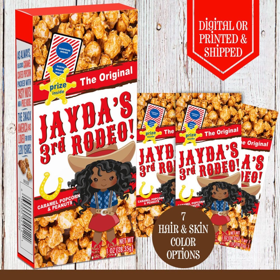 Rodeo Girl Cracker Jacks - Cowboy Cracker Jacks - Rodeo Party - Rodeo ...