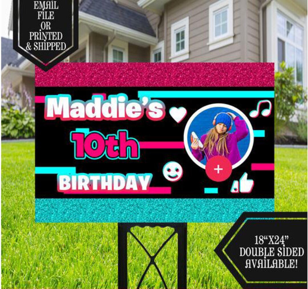 Music Party Yard Sign - Music Party - Musical Birthday - Dance Party ...