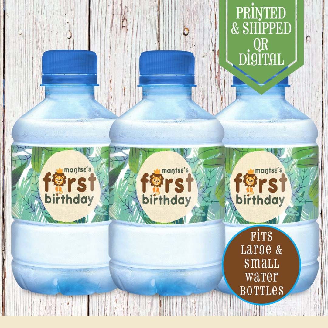 Wild One Water Bottle Labels - Wild One - Wild One Party - Wild One ...