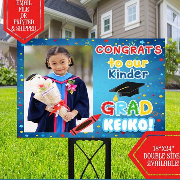 Kindergarten Quarantine Graduation Sign - Etsy