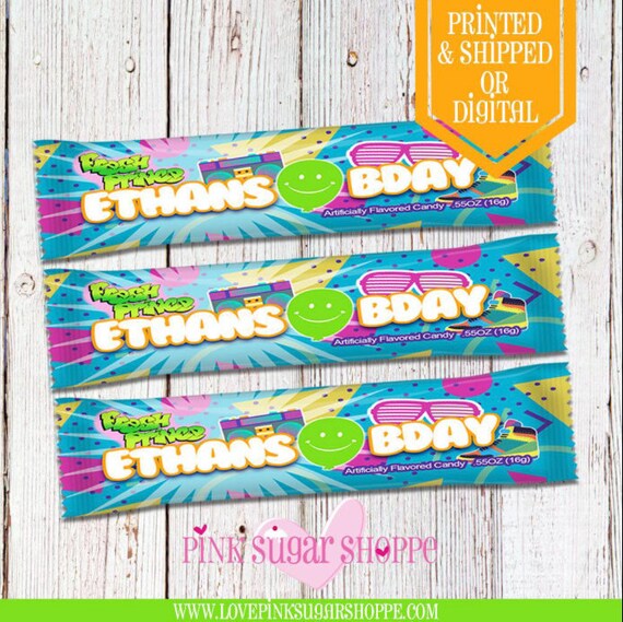 Fresh Prince Taffy Favors Fresh Prince Labels Fresh Prince | Etsy