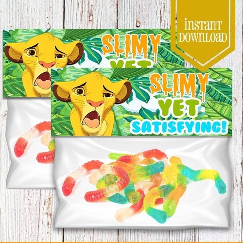 Lion King Simba Treat Bag Topper Lion King Party Printable - Etsy