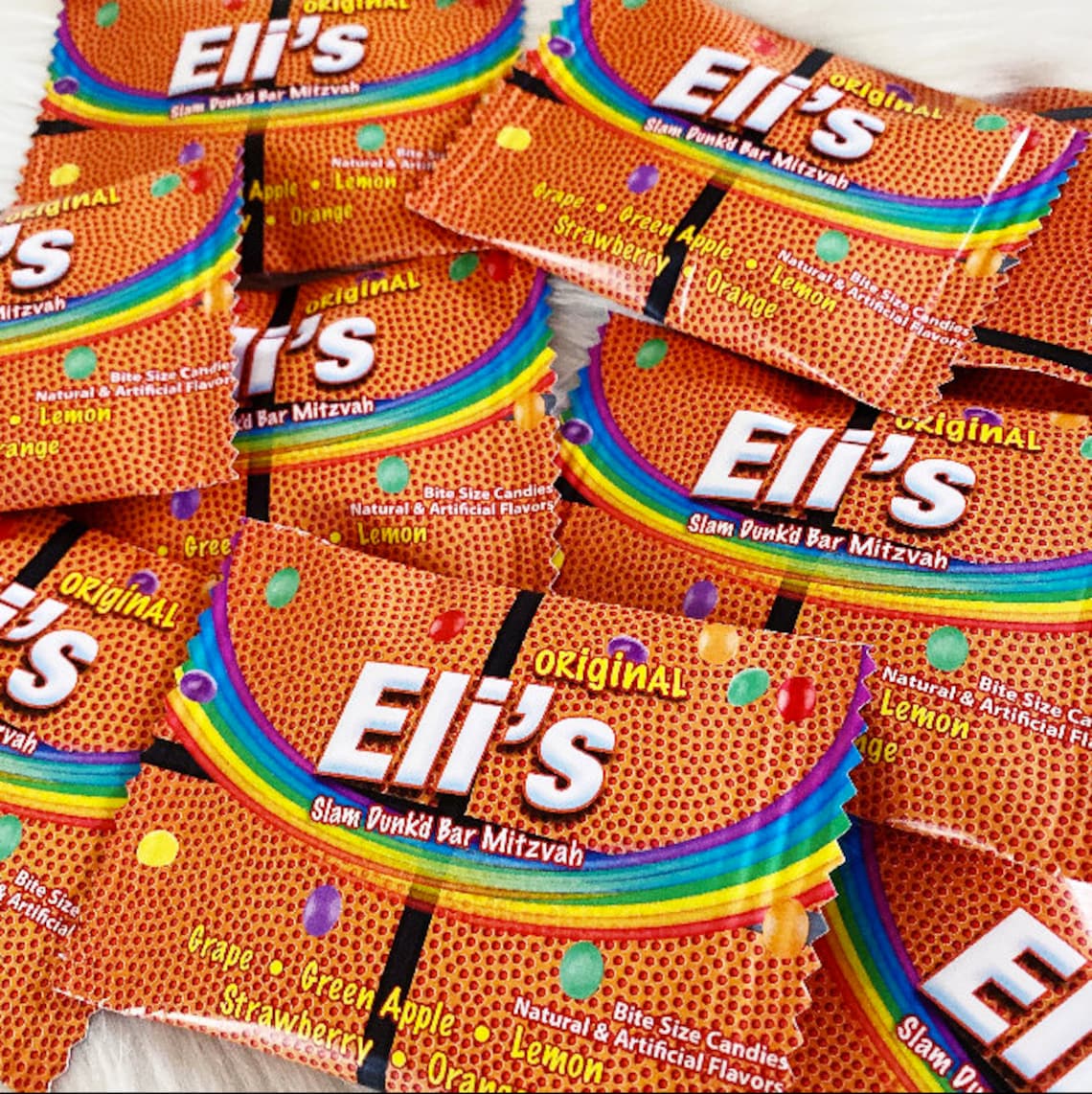 Basketball Mini Rainbow Candies Candy Labels Basketball - Etsy