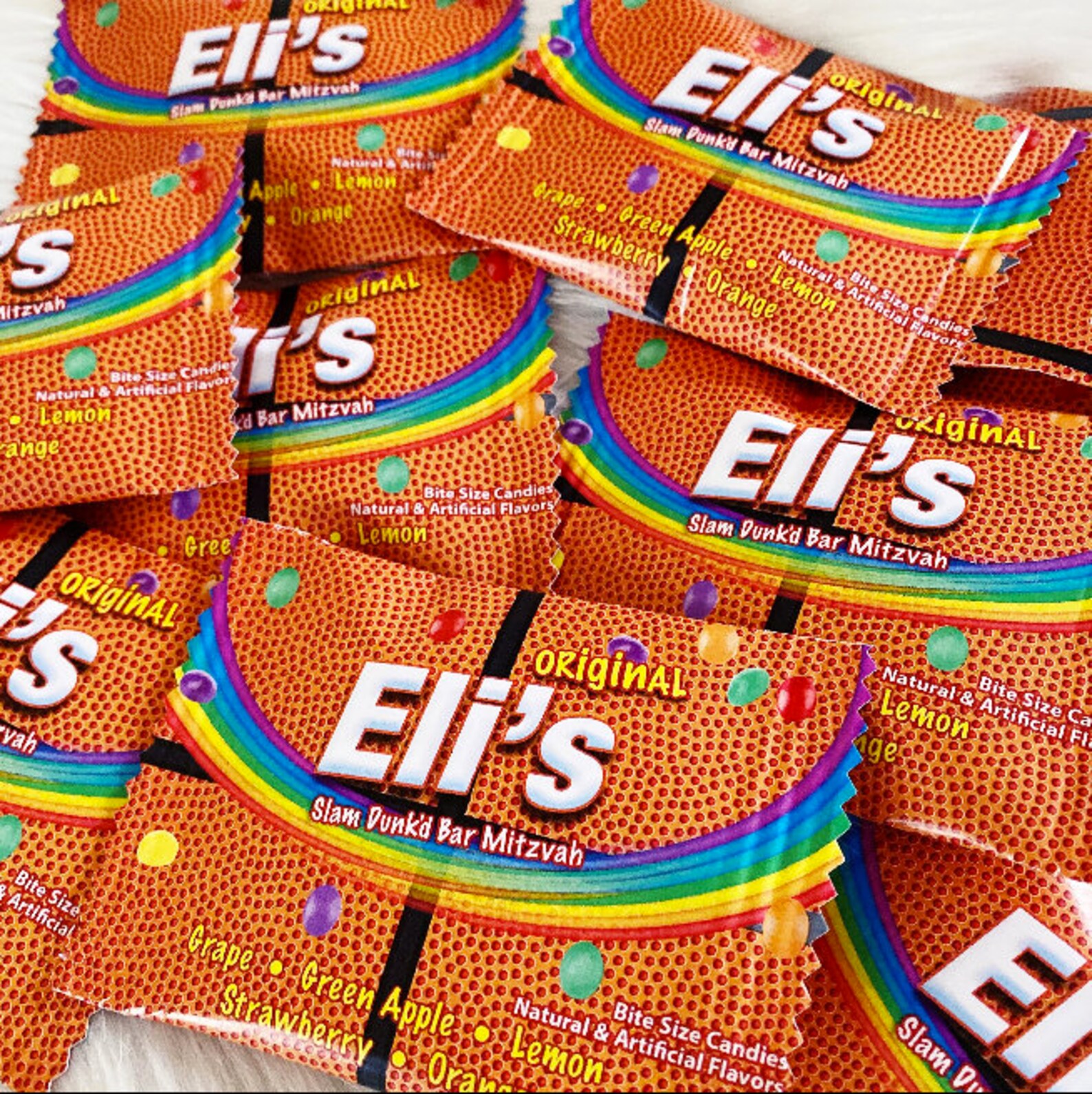 Basketball Mini Rainbow Candies - Candy Labels - Basketball Party ...
