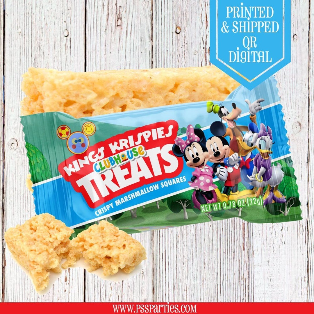 Mickey Mouse Clubhouse Treats - Chip Bags - Mickey Mouse Party - Mickey ...