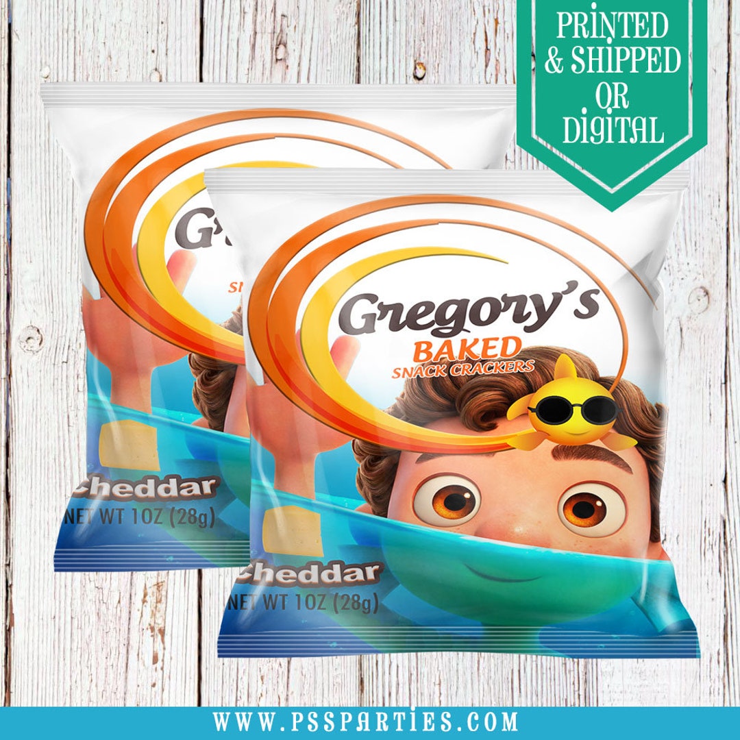 Luca Goldfish Cracker Favor Bags - Chip Bag - Goldfish Crackers ...