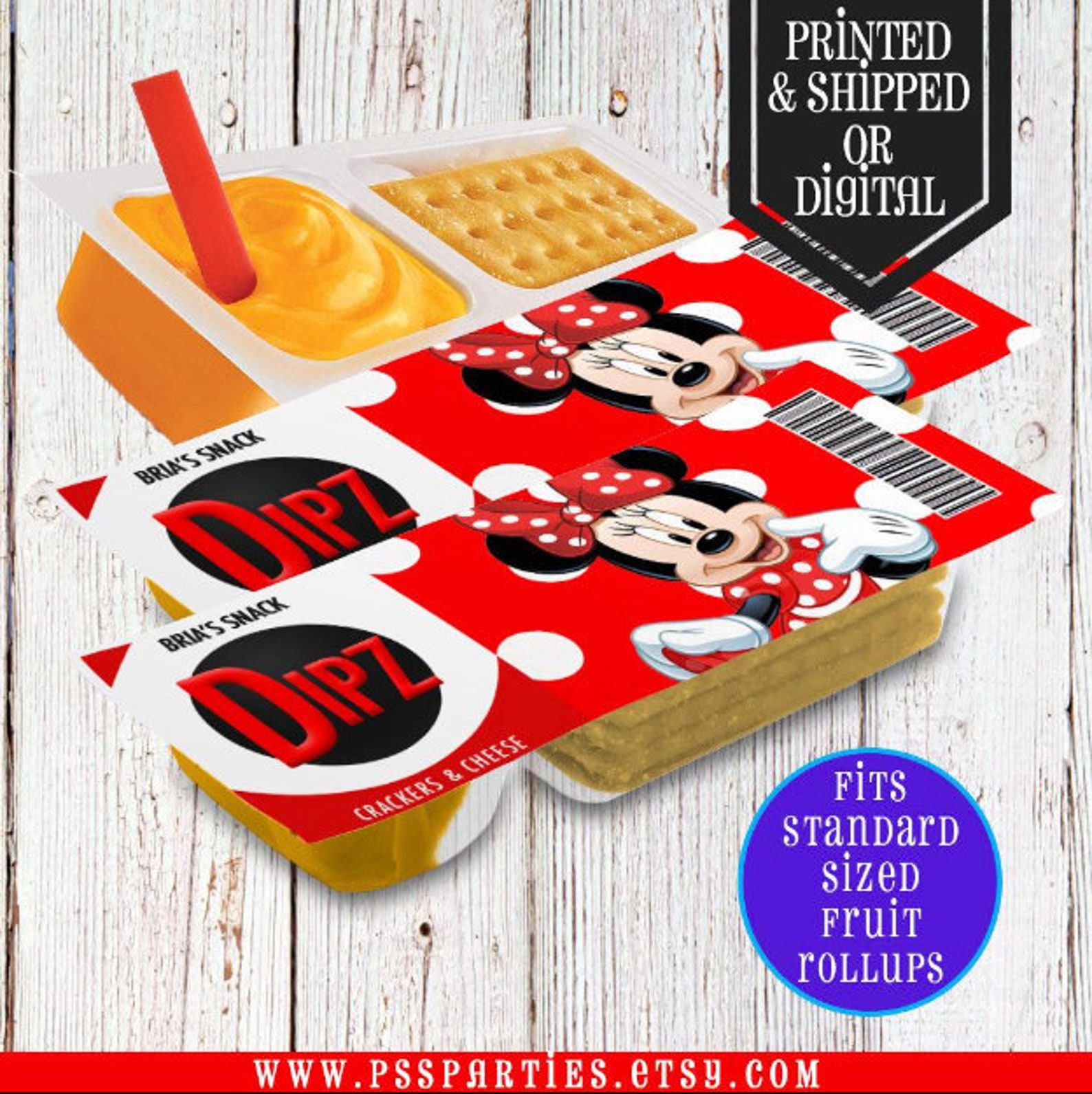 Red Minnie Mouse Cheese and Crackers Minnie Mouse Red - Etsy