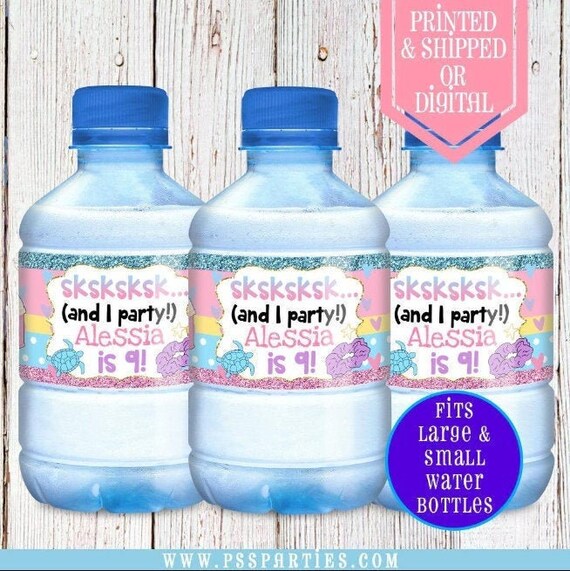 VSCO Water Bottle Labels Water Label Vsco Party Vsco | Etsy