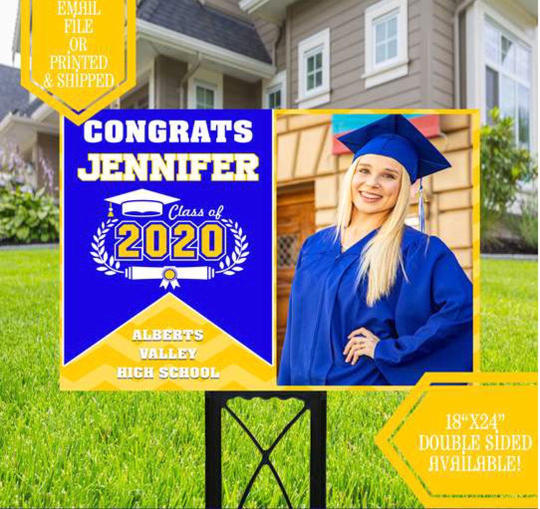 Graduation Yard Sign - Senior Graduation - Highschool Graduation ...