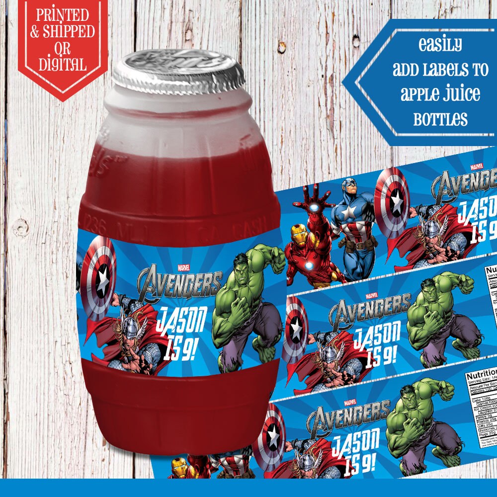 Avengers Barrel Juice Labels Barrel Juice Avengers Party | Etsy
