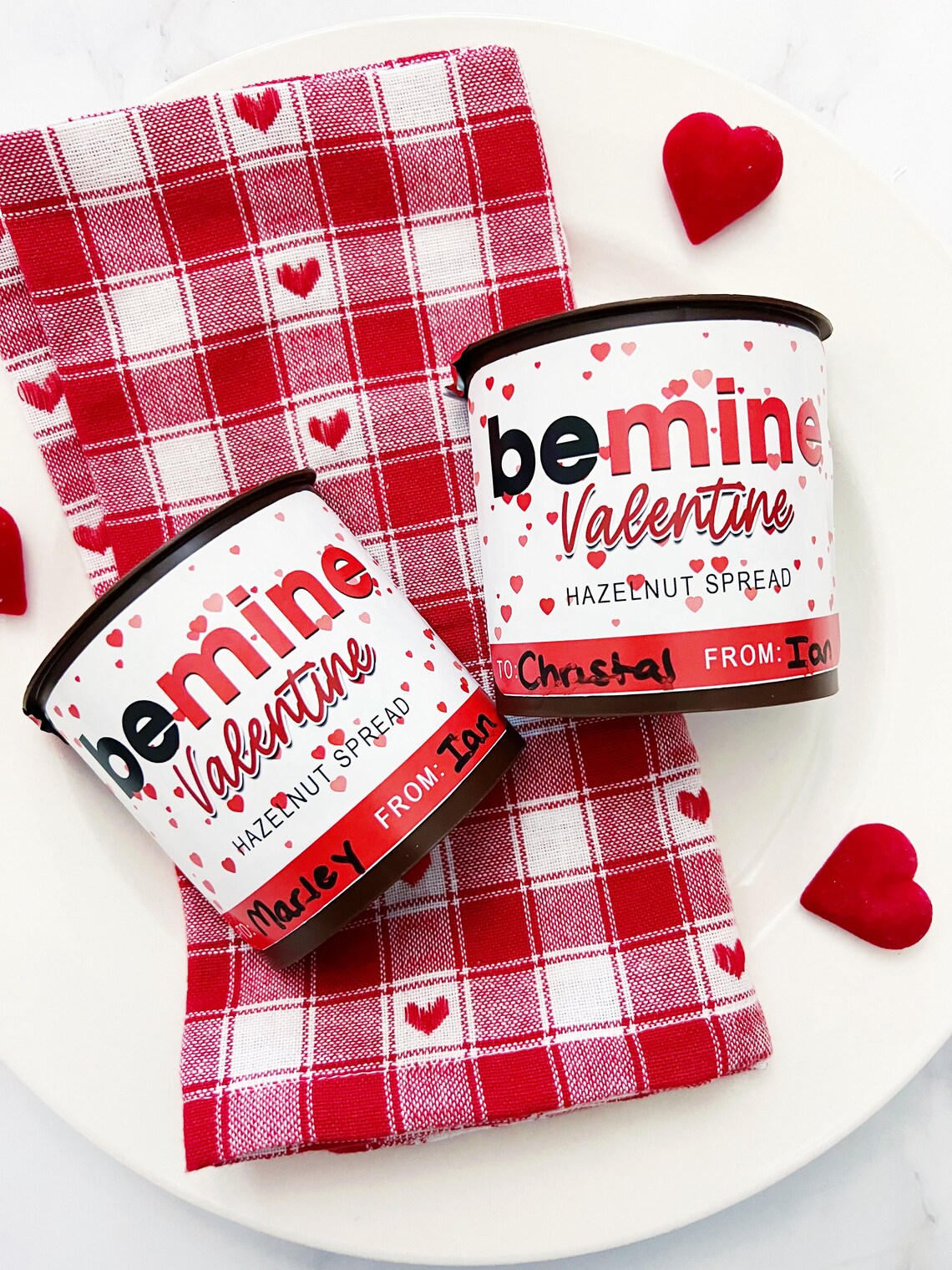 Nutella Valentine Labels Kids Valentine Valentines Day - Etsy