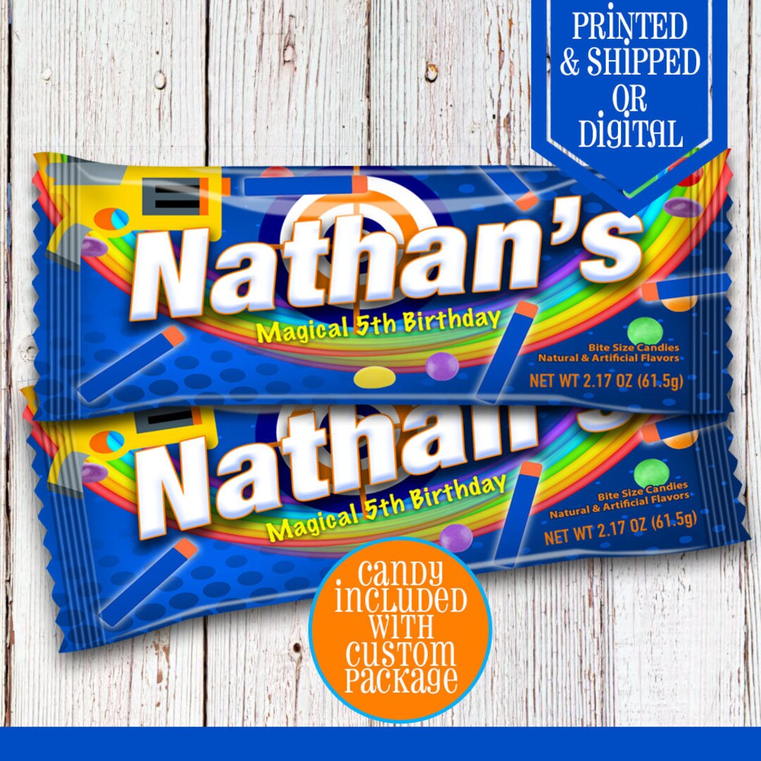 Dart Wars Rainbow Candies - Candy Labels - Dart Wars Party - Dart Wars ...