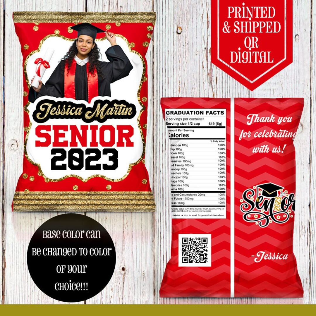 Graduation Chip Bags - Class of 2023 Chip Bag - 2023 Graduation ...