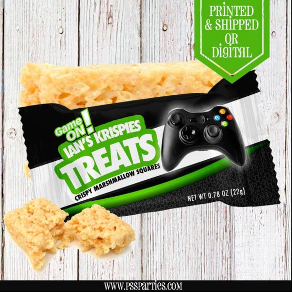 Game on Treats Chip Bag Game on Party Game on Birthday - Etsy