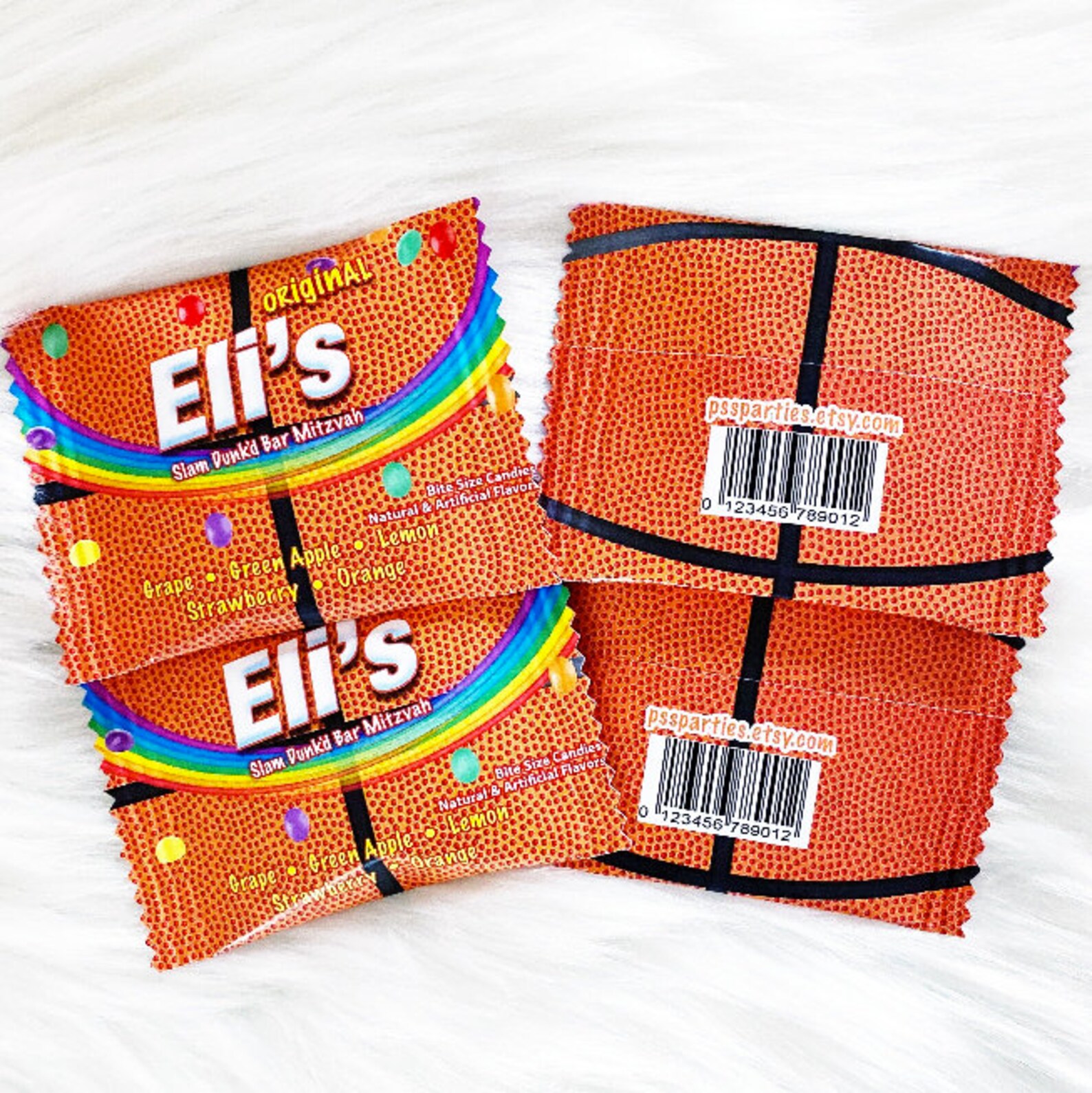 Basketball Mini Rainbow Candies - Candy Labels - Basketball Party ...