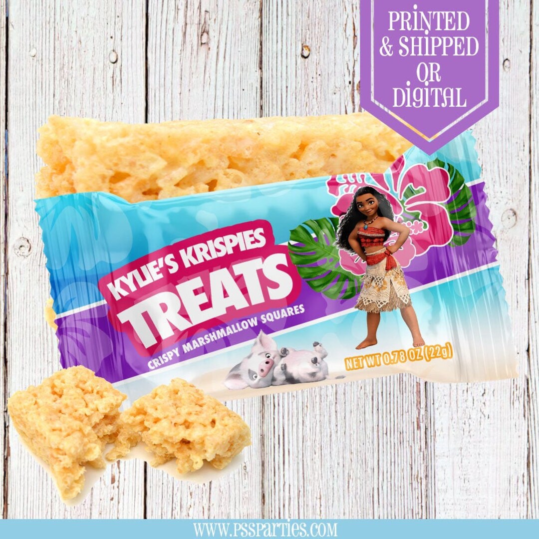 Moana Treats - Chip Bags - Moana Party - Moana Birthday - Moana Favors ...