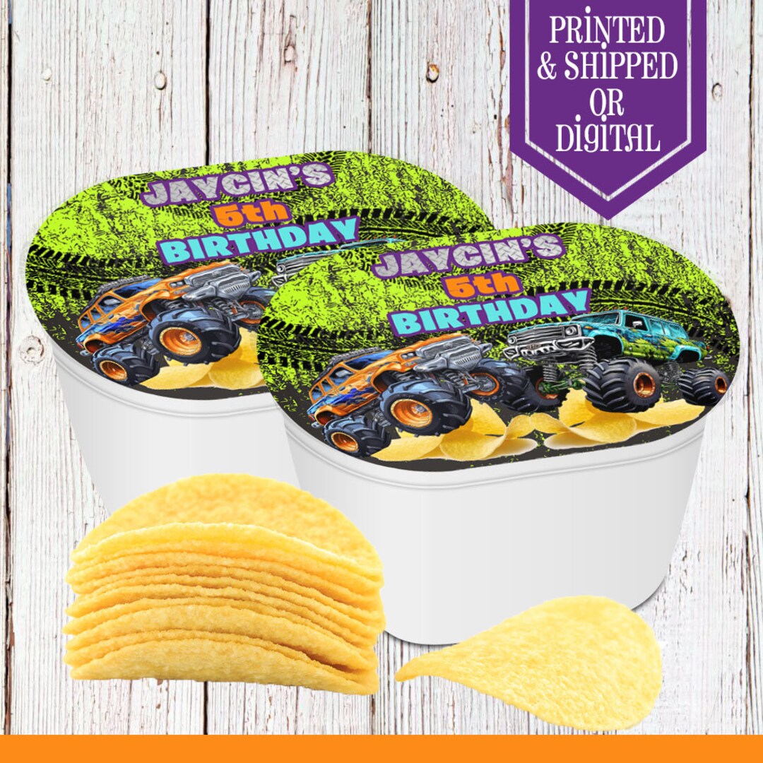 Monster Truck Party Chips - Monster Truck - Monster Truck Party ...