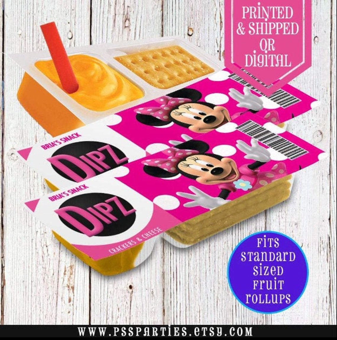 Minnie Mouse Cheese and Crackers Minnie Mouse Pink Minnie - Etsy