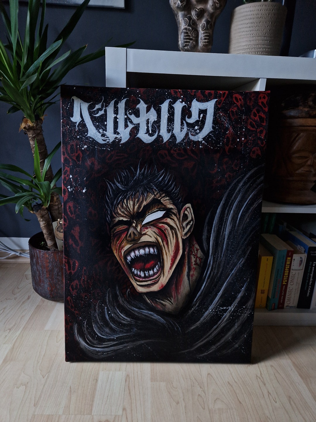 Berserk Guts Acrylic Painting 70x50cm - Etsy
