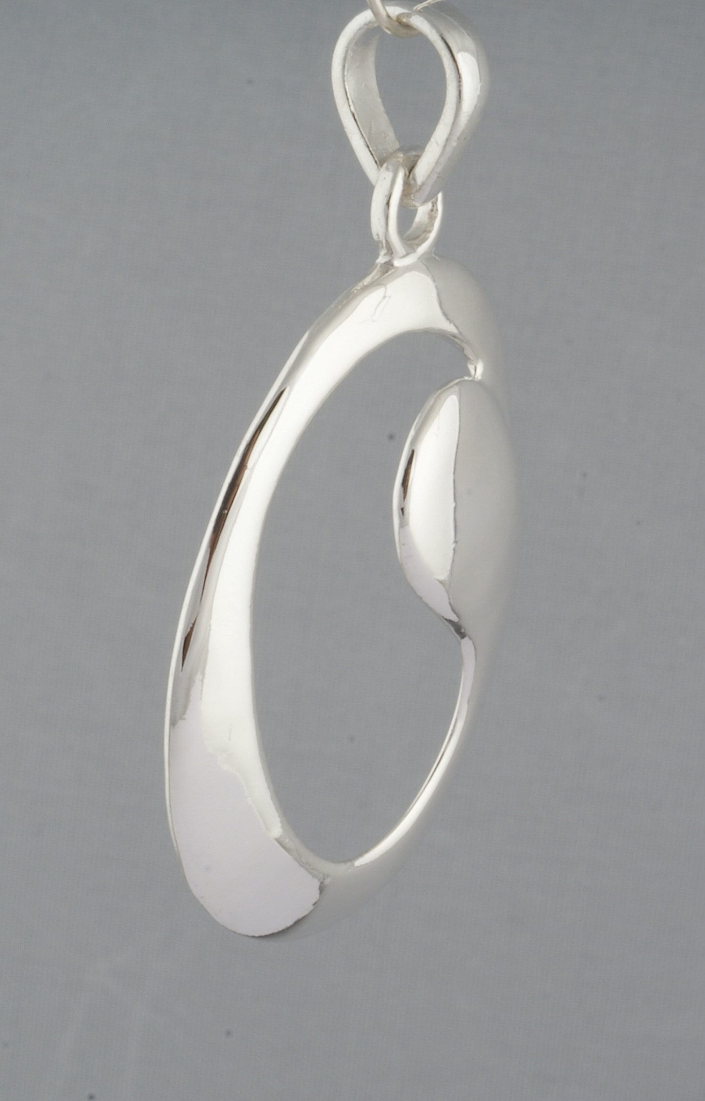 Solid 925 Sterling Silver Chunky Pendant. Handmade, Designer, Gift for ...