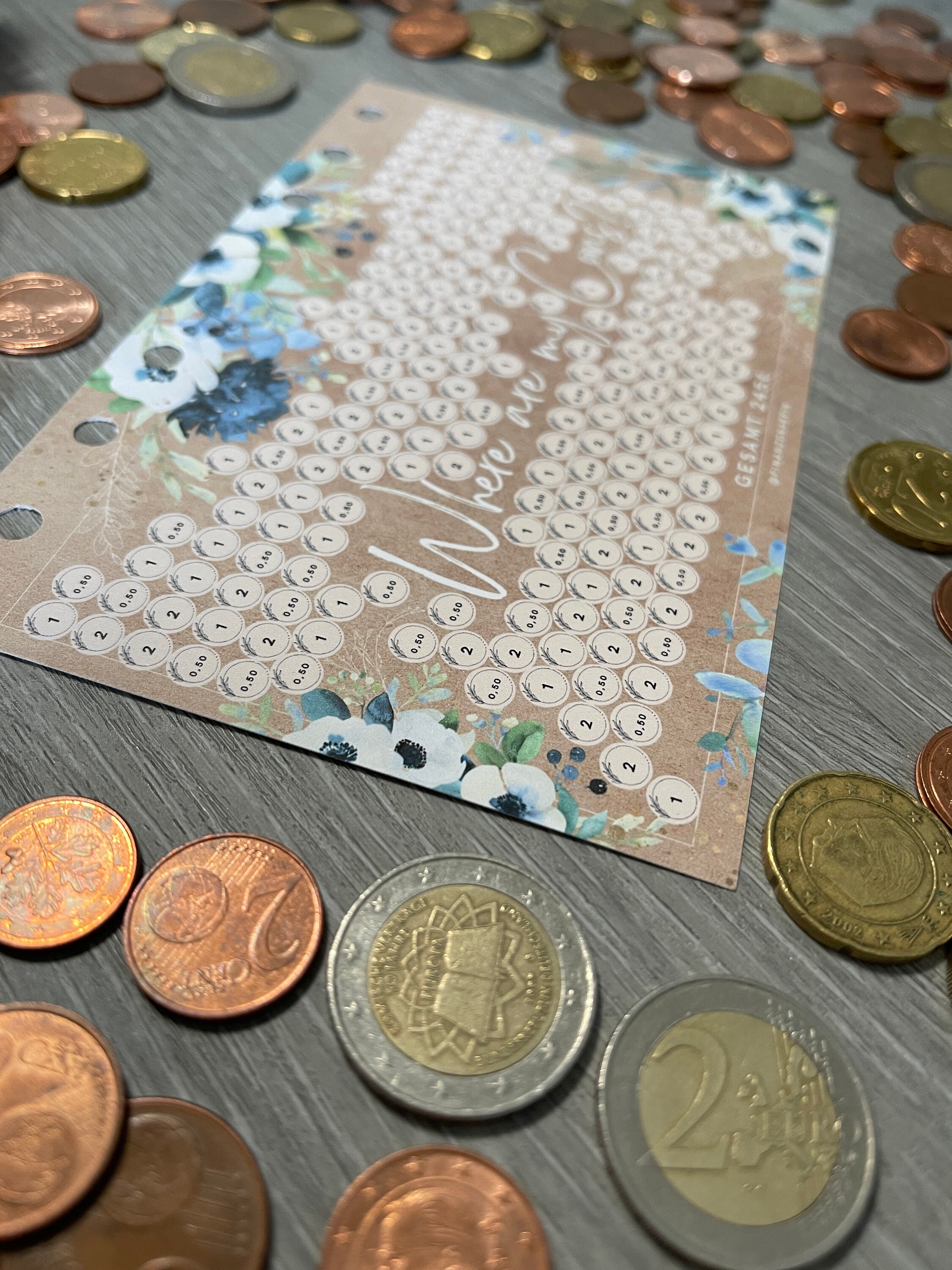 Where are my Coins Kleingeld sparen Geld A6 Ringbuch - Etsy.de