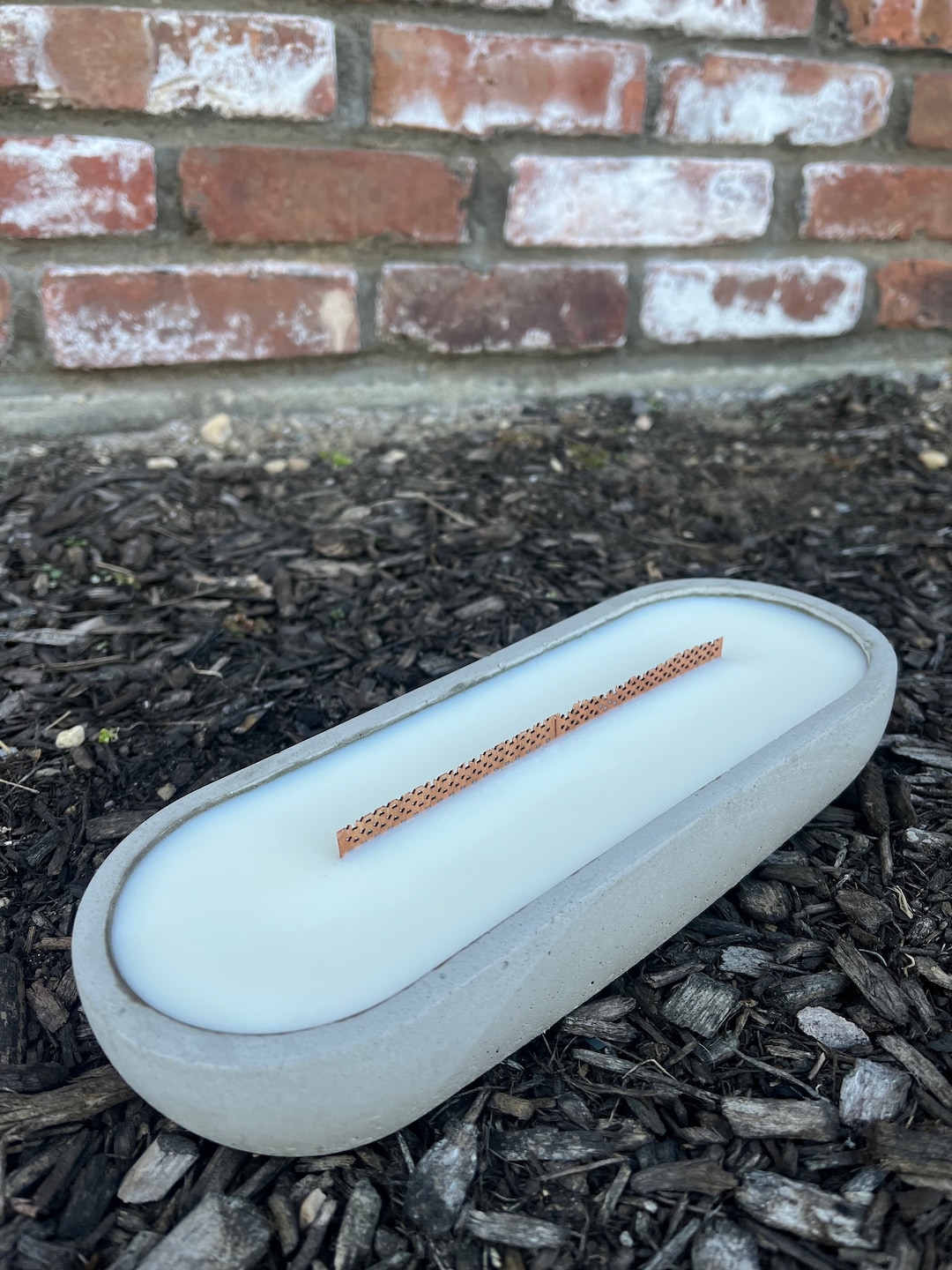 Long Woodwick Ceramic Candle - Etsy