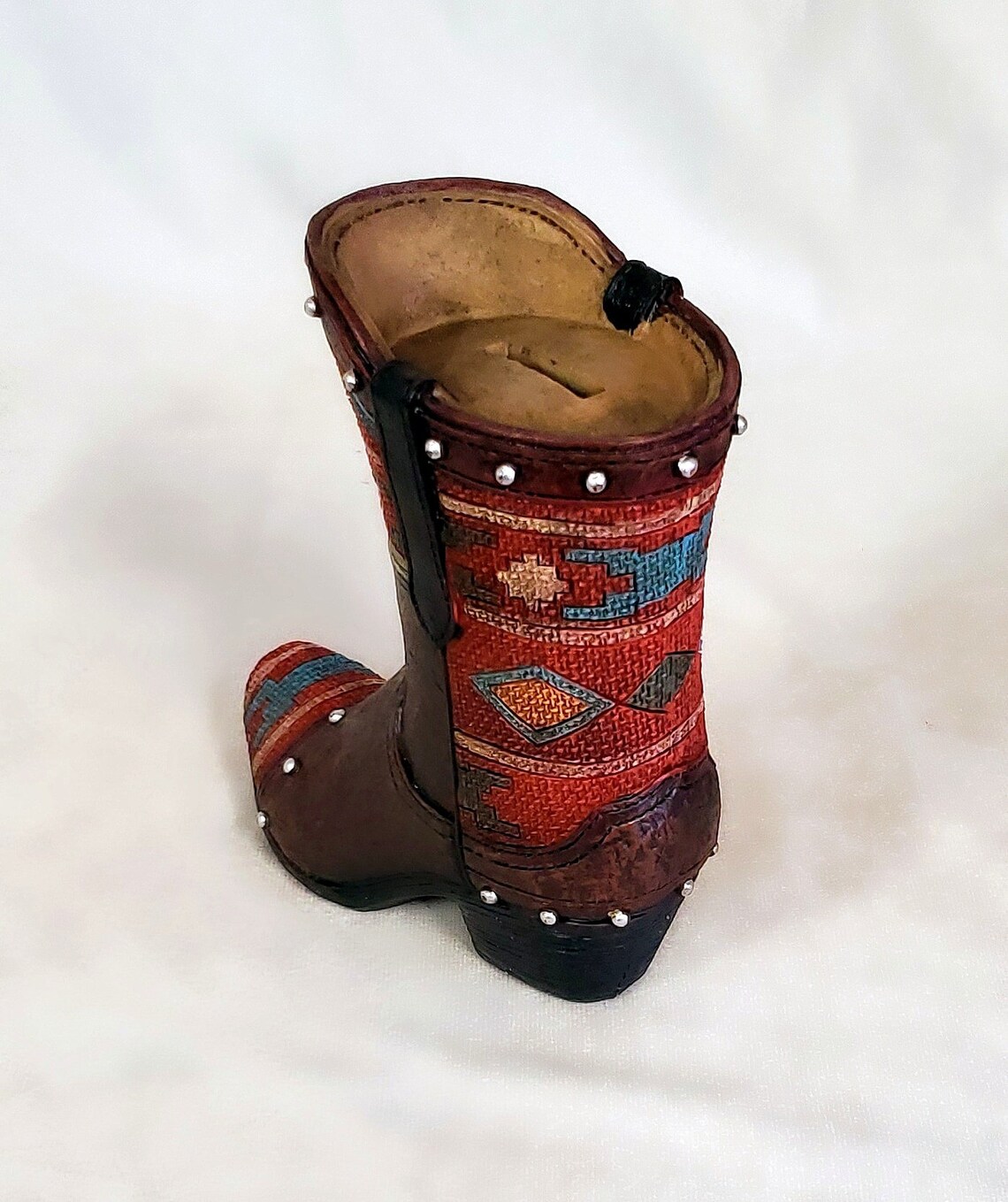 Native American Southwestern Cowboy Boot Coin Bank Aztec - Etsy