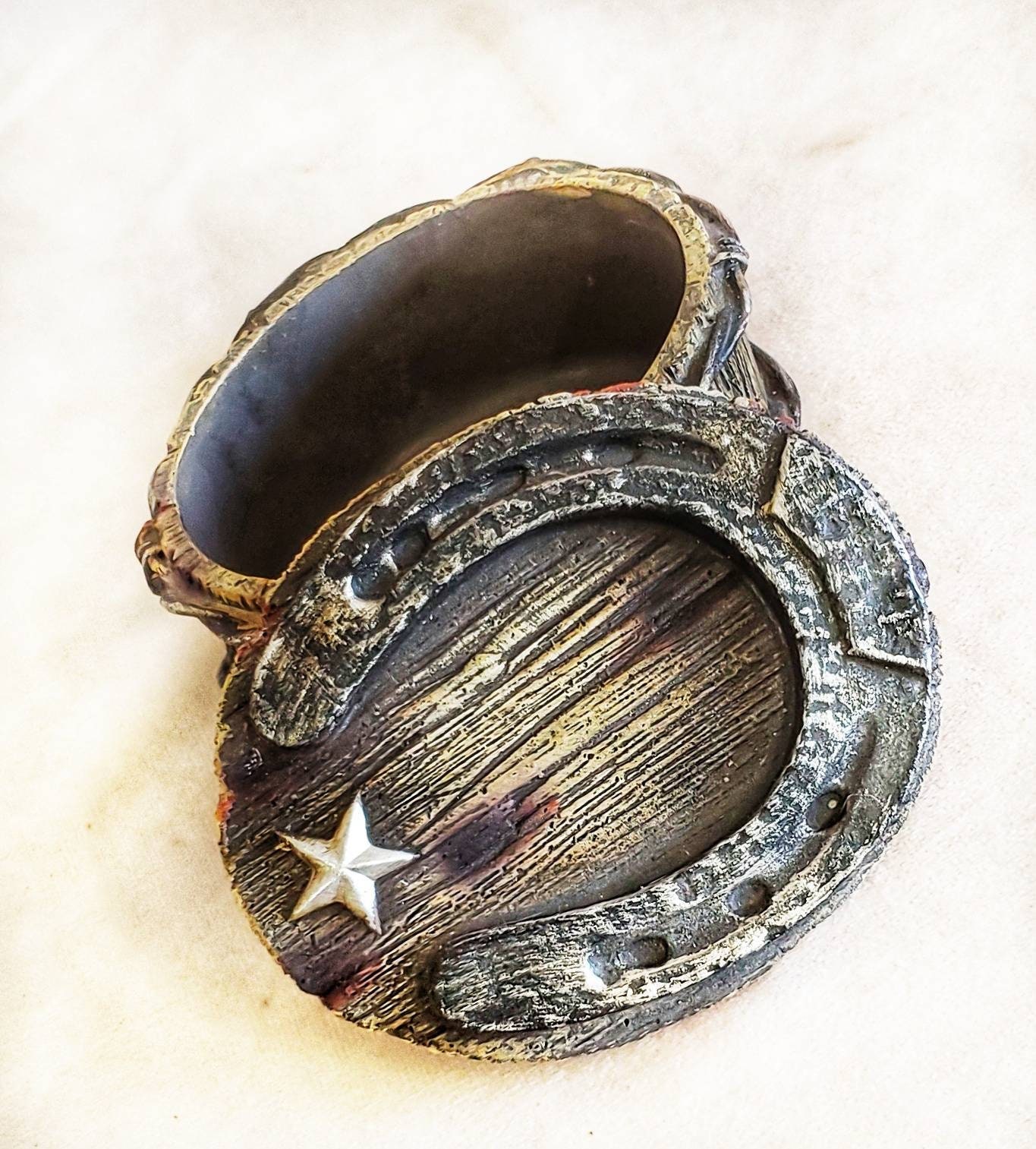 Ladies Southwest Metal Box With Lid Jewelry Box Trinket Box - Etsy