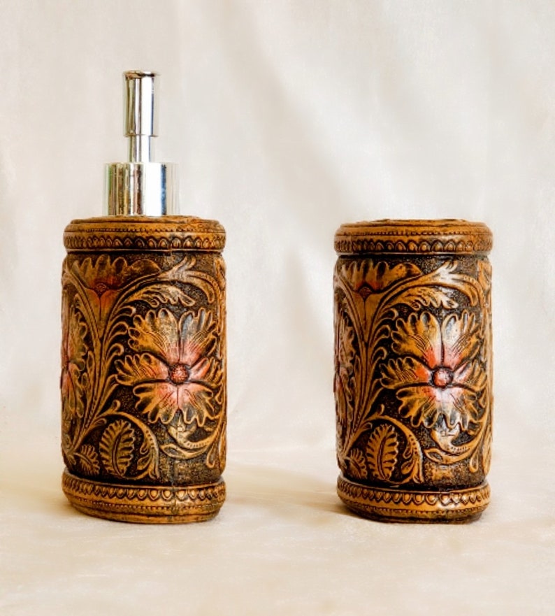 Western Toothbrush and Toothpaste Holder Hand Soap Dispenser - Etsy
