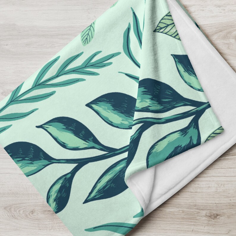 Green Boho Throw Blanket Couch Bohemian Bedding Thoughtful Gifts for ...