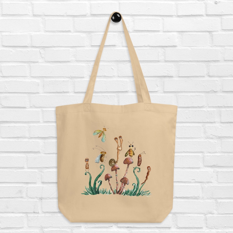 Goblincore Mushroom Tote Bag Aesthetic Quirky Gifts - Etsy