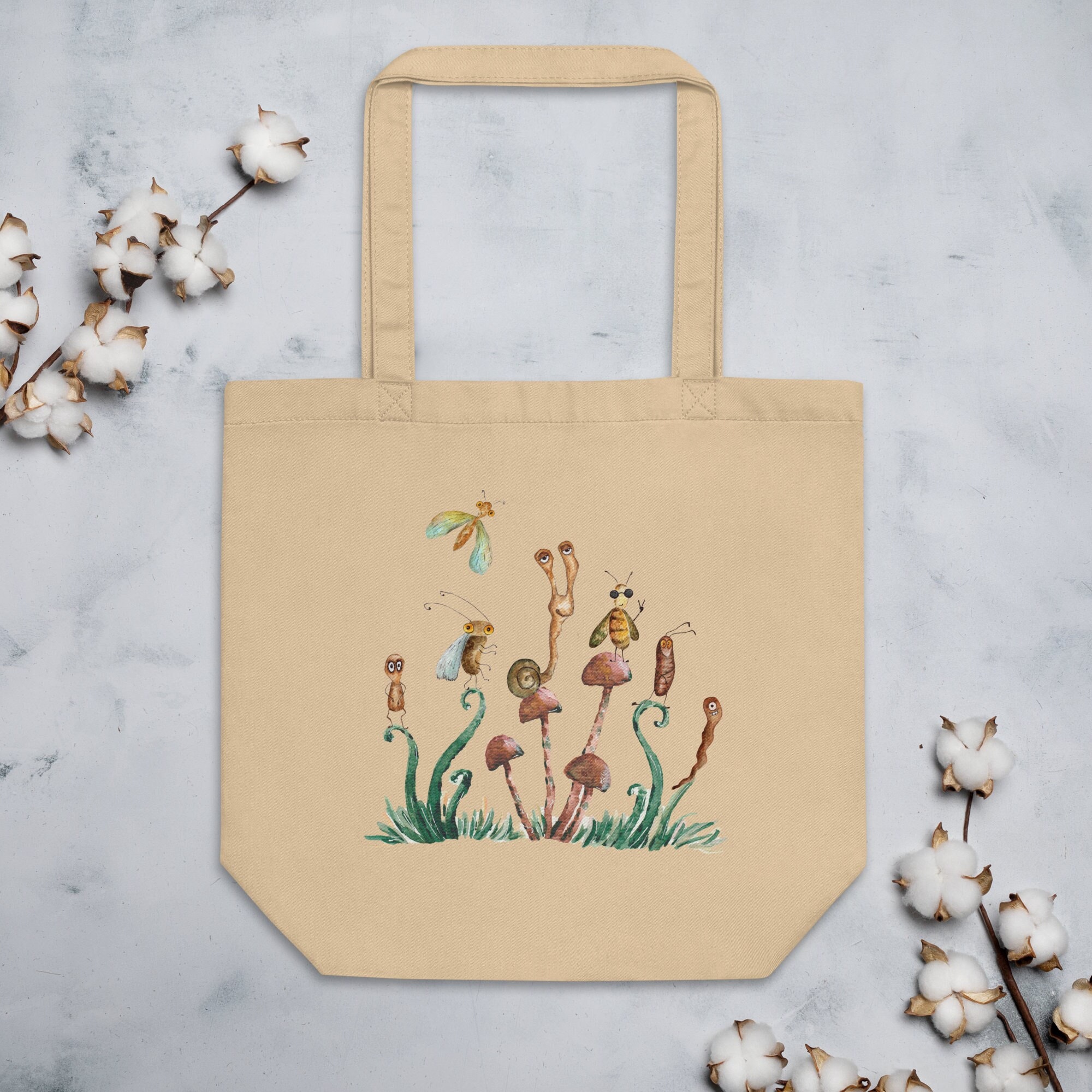 Goblincore Mushroom Tote Bag Aesthetic Quirky Gifts - Etsy