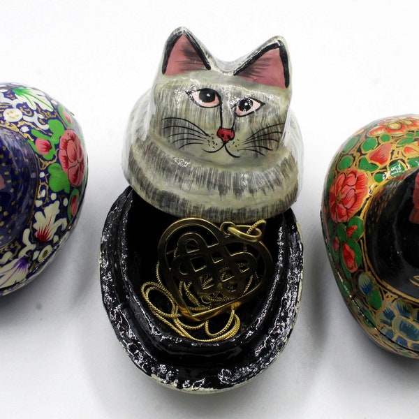 Cat Trinket Box - Etsy