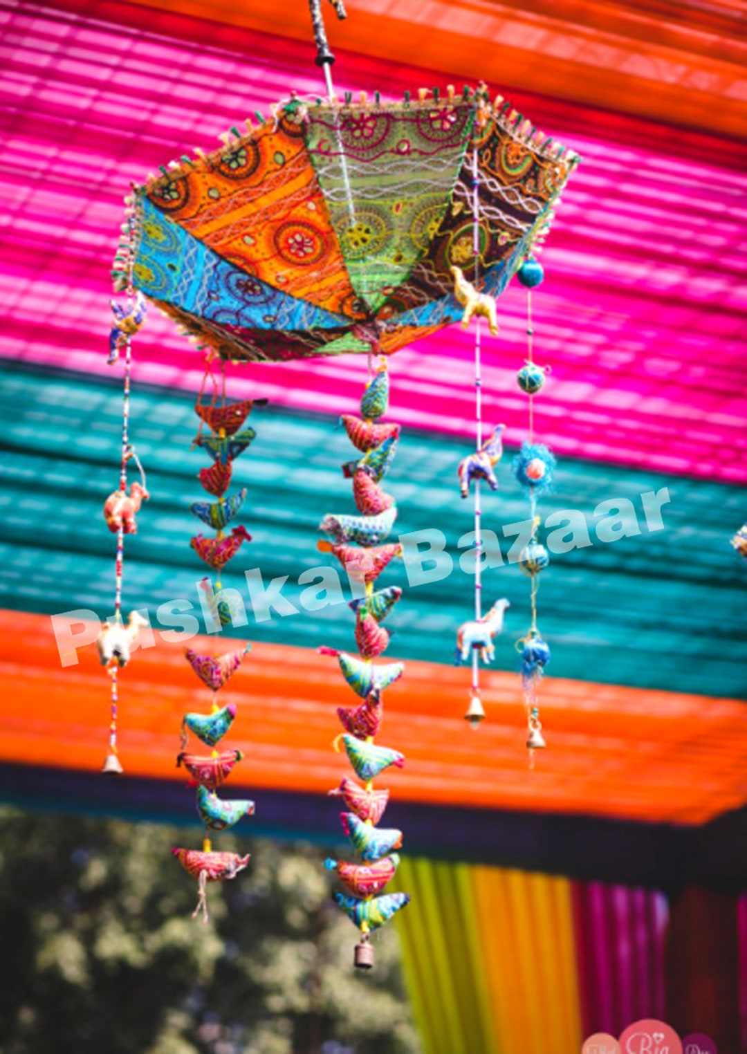 Indian Wedding Decor Wall Hanging, Home Decoration String, Gift for ...