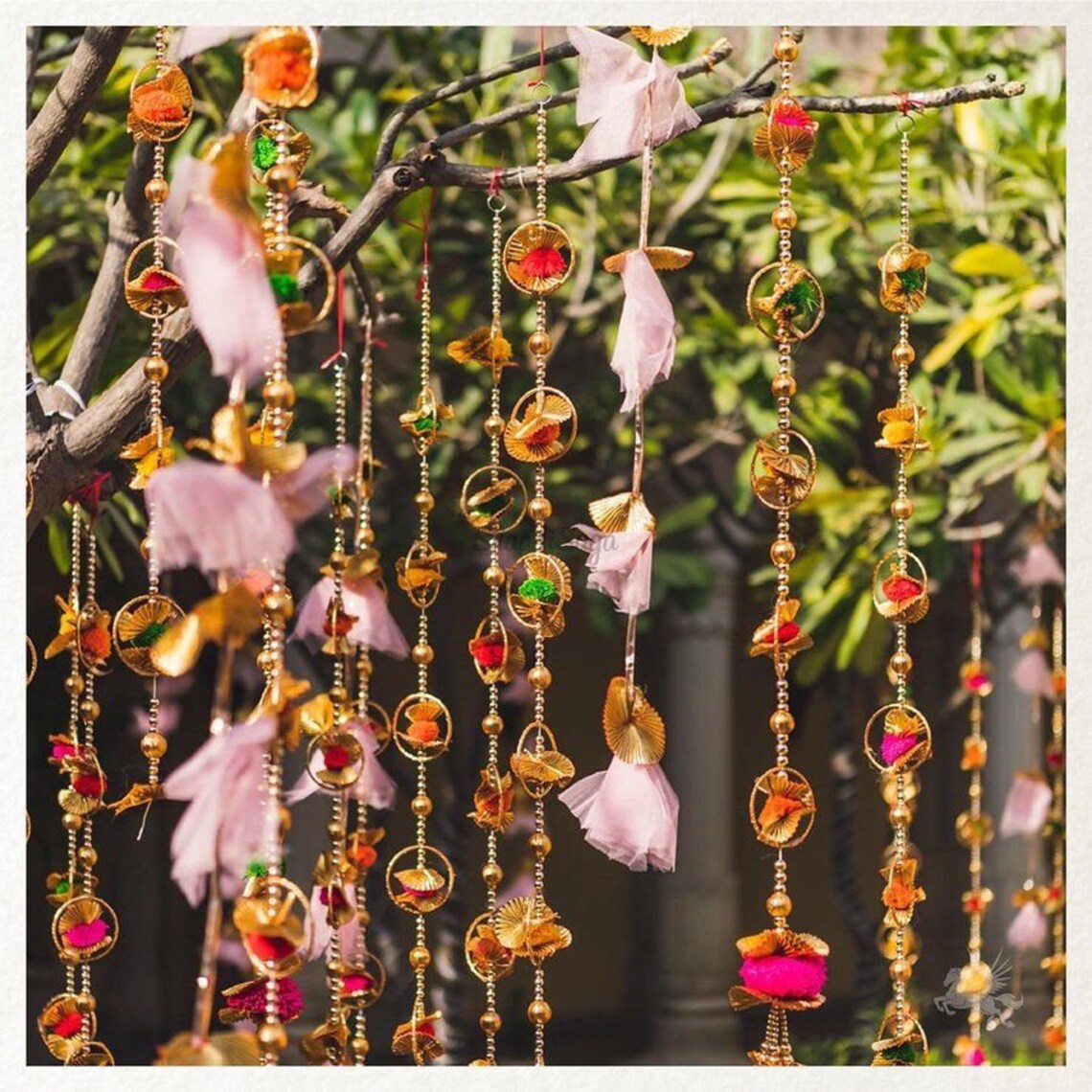 Indian Lari Fabric Strings for Decorations Party Backdrop - Etsy