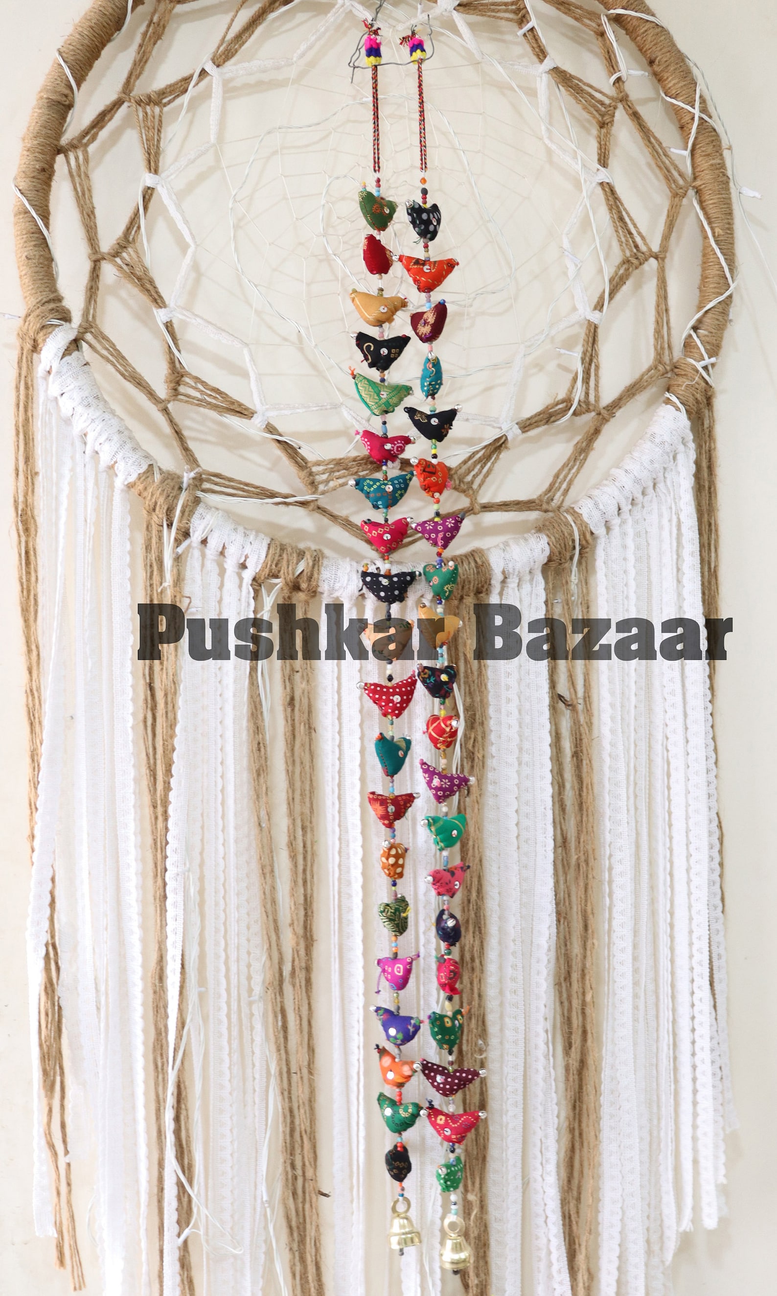 30 Tota Bird Bells Prosperity Hens Mobile String Decoration Indian Home ...