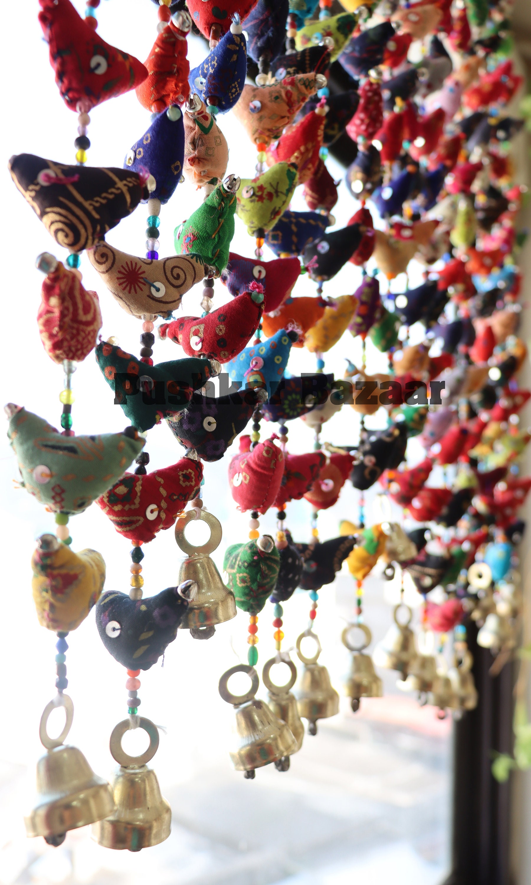 Indian Prosperity Hens Hand-made Hanging Strand of Chickens ...