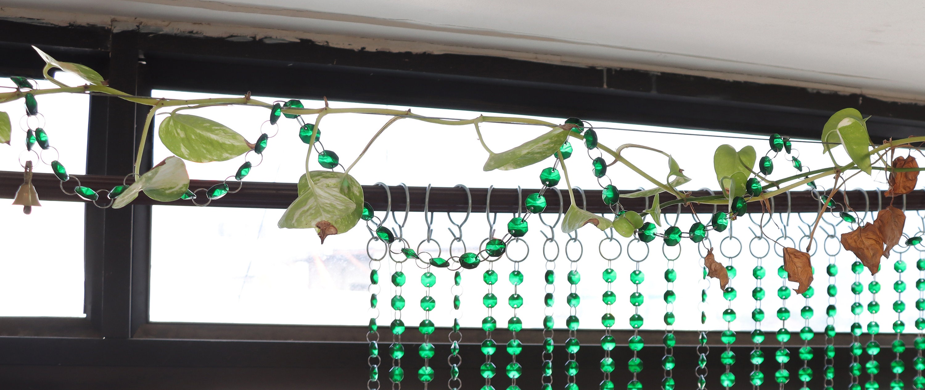 Indian Bohemian Curtain, Glass Crystal String, Gift for Home Decor ...