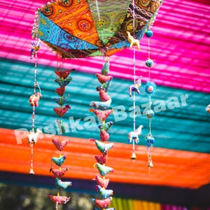 10 String Birds Wall Hanging, Wedding Decor, Gift for Home Decor, Tote ...