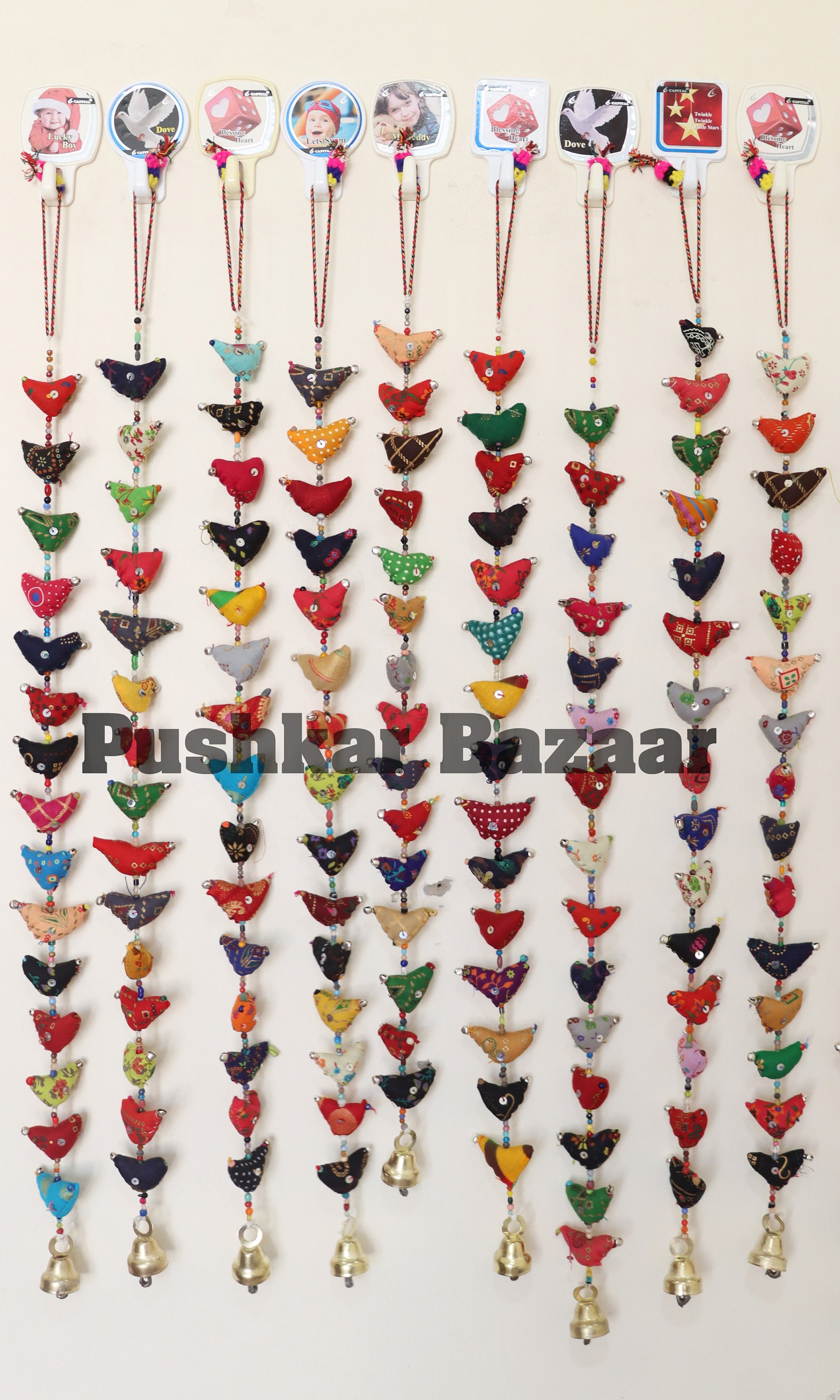 10 String Birds Wall Hanging, Wedding Decor, Gift for Home Decor, Tote ...