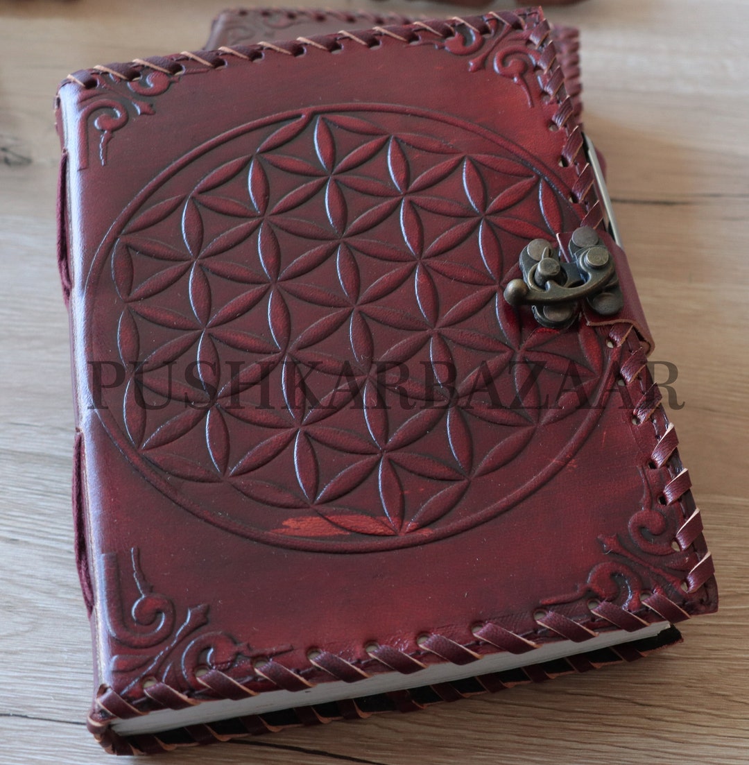 Handmade Leather Dairy, Leather Notebook, Genuine Leather Dairy ...