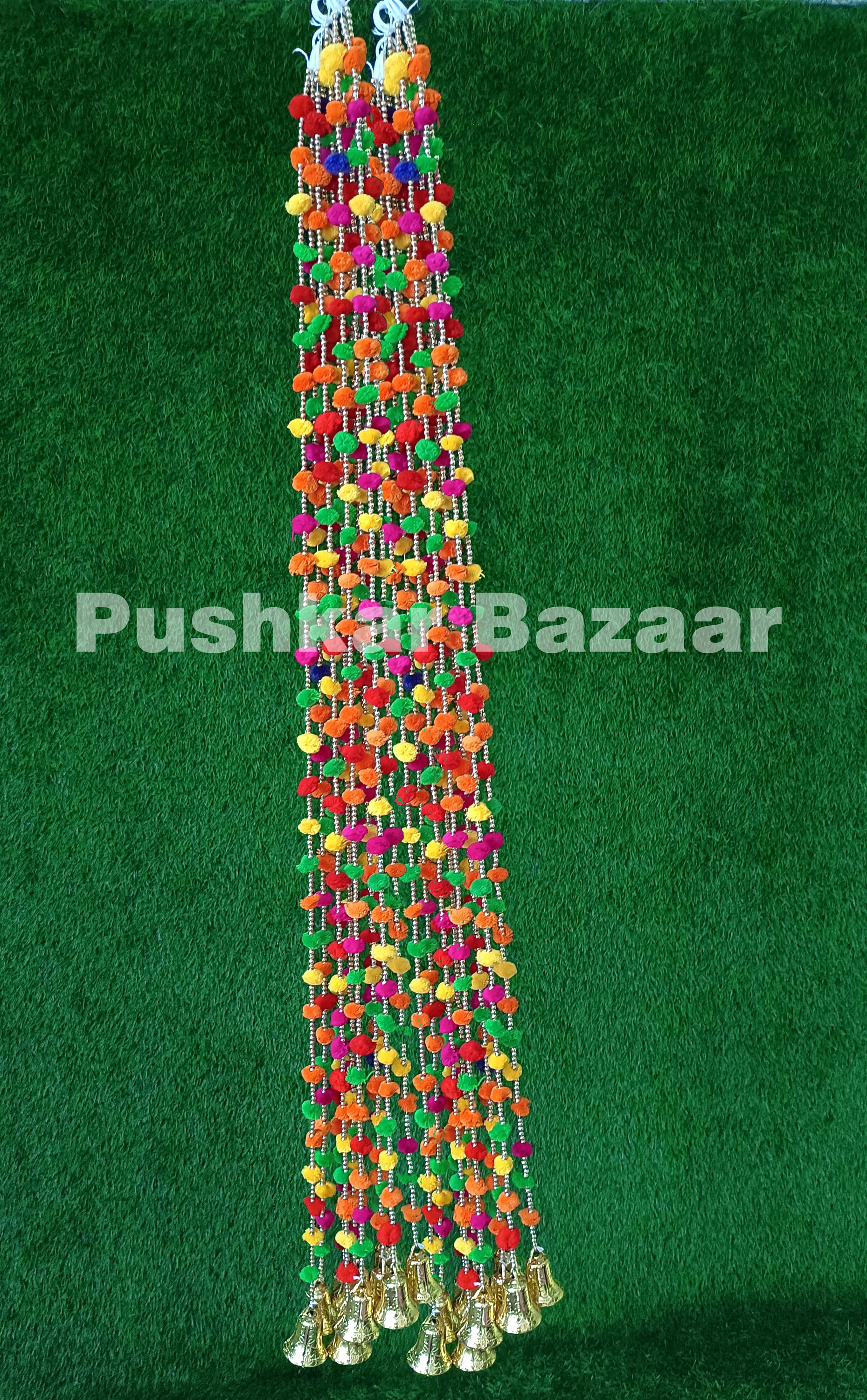 Indian Pom Pom Wall Hanging, Christmas Decor, Wedding Party Decoration ...