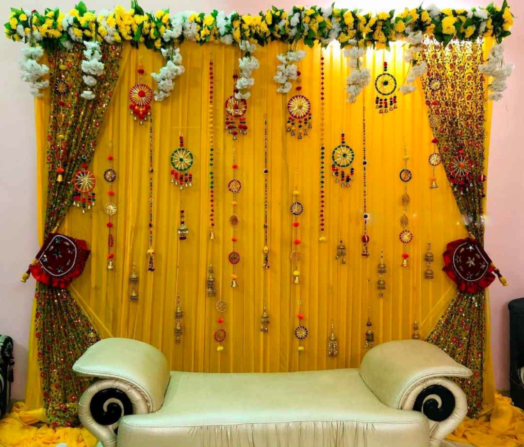 Indian Pom Pom Wall Hanging, Christmas Decor, Wedding Party Decoration ...