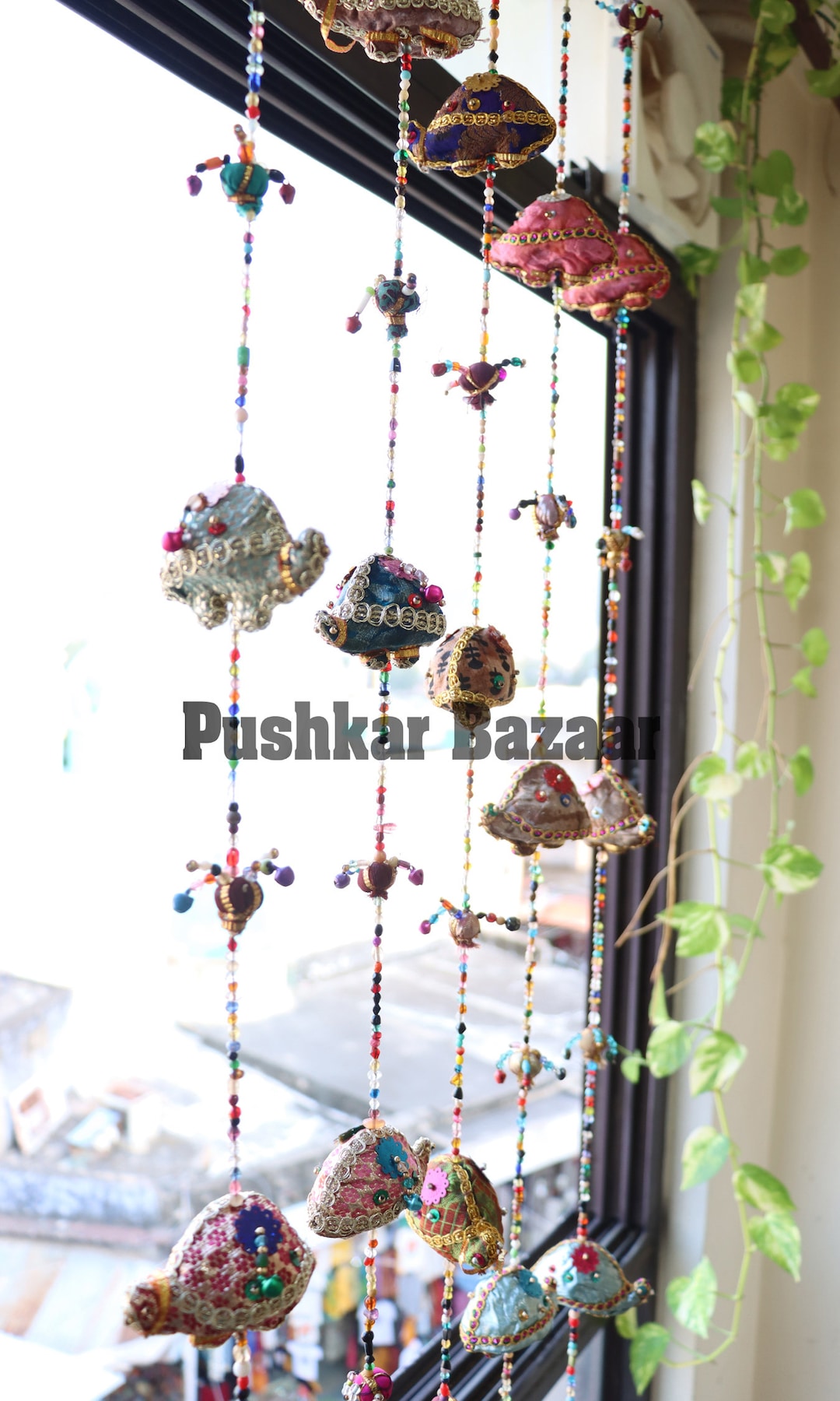 5 String Indian Wall Hanging, Traditional Home Decor String, Gift for ...